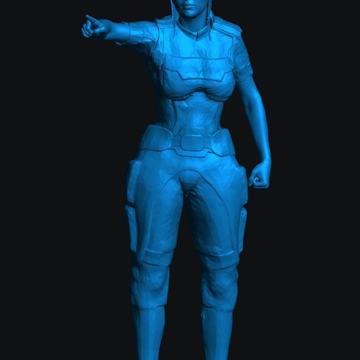STL file Female Soldier ♀️ ・3D print model to download・Cults