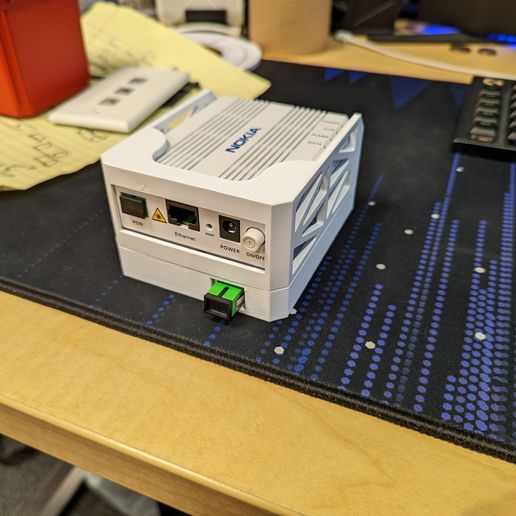 STL file Nokia 010g-a fiber wall mount 🔧 ・3D printer model to download ...