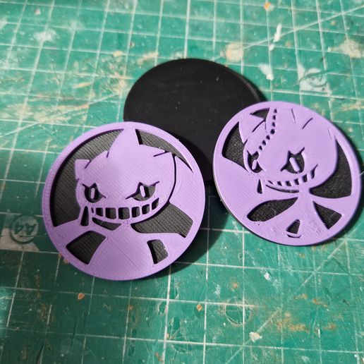 🐉 Banette Pokemon Coin (+Mega Banette)・ STL File for 3D printing・Cults
