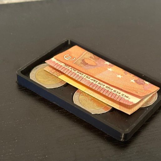 Free GCODE file lock card coin pocket+key 🔒 ・3D printable model to ...