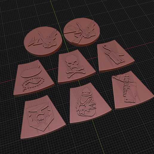 🎲 Nemesis Claw Tokens - Kill Team 2024・Free STL File for 3D printing・Cults