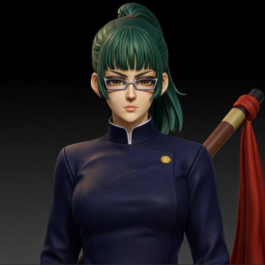 👾 Maki Zenin - Jujutsu Kaisen - STL ready for 3D Printing・ 3D File for ...