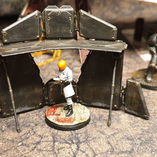 🪖 FO3 Enclave fortifications pk・Free STL File for 3D printing・Cults