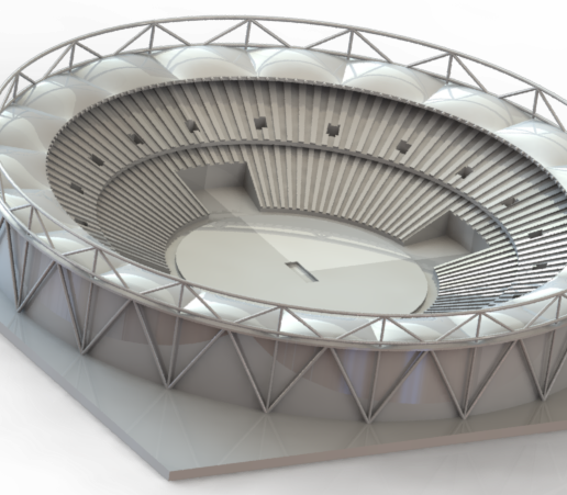 🏟️ Modular 3D Printable Stadium Arena – Scale Model STL・ STL File for ...