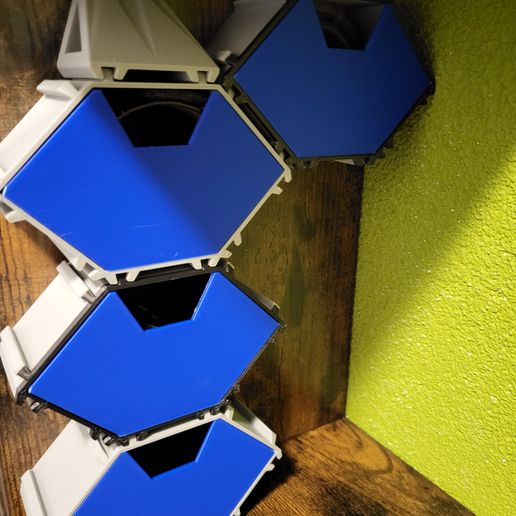 📦 Modular storage drawers (hexagon)・ STL File for 3D printing・Cults