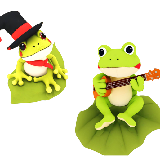 🧒 frogs dolls pack・ 3D File for 3D printing・Cults