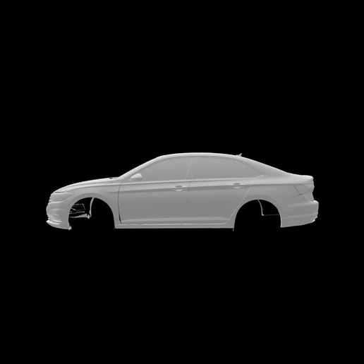 🩻 3D SCAN DATA VW JETTA (MK7) '2019 EXTERIOR・ STL File for 3D printing ...