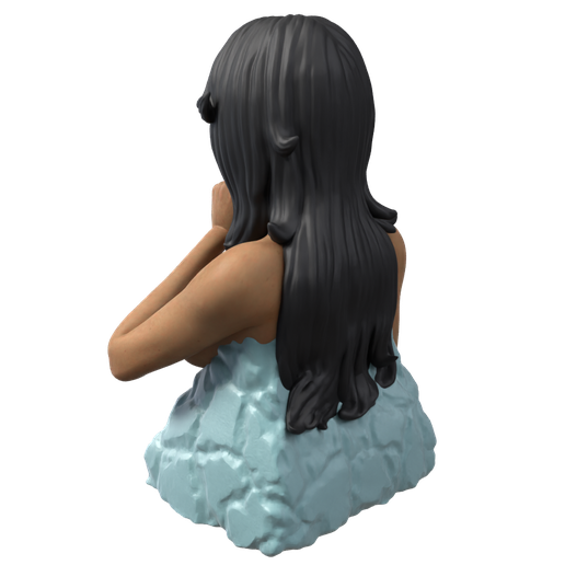 👤 FIGURE BUST SCULPTURE "SHHH" 01・ STL File for 3D printing・Cults