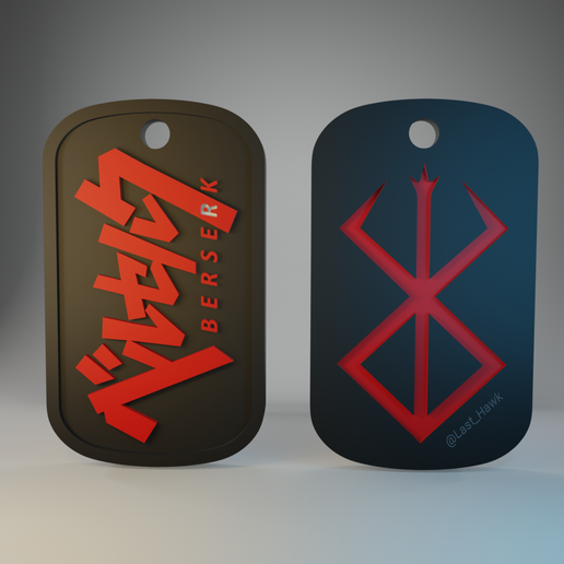 Free STL file Berserk keychain 🗝️ ・3D printable model to download・Cults