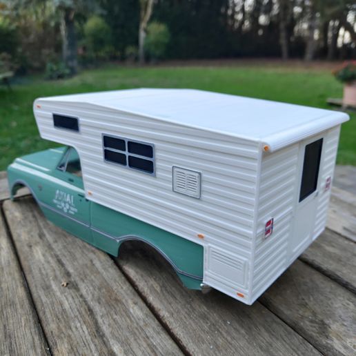 🚙 Axial SCX24 Chevrolet Chevy C10 Camping shell lightweight・ STL File ...