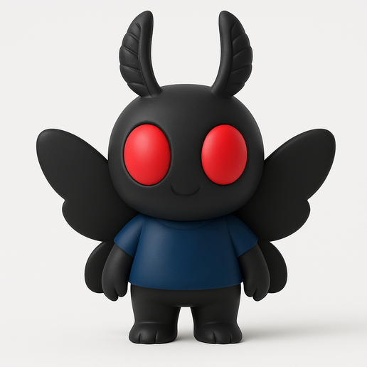 dark chibi shadow mothman