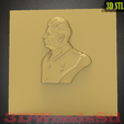 STL file JOSEPH STALIN stl,3D stl model relief wall decor, CNC Router ...