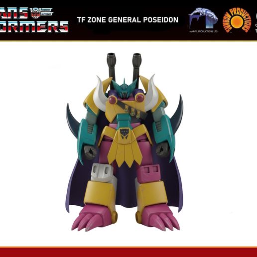 🤖 Transformers G1 Zone General Poseidon・ STL File for 3D printing・Cults