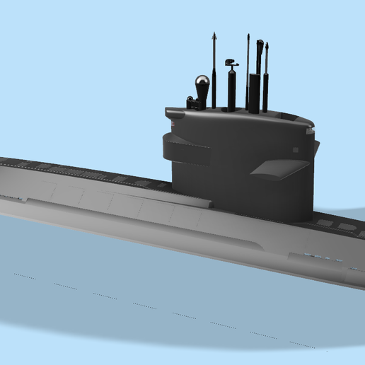 👽 Zwaardvisklasse / Swordfish class Submarine for RC scale 1/50・ 3D ...