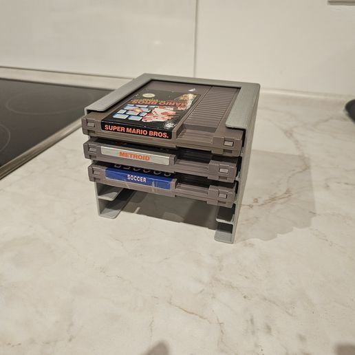 🕹️ Simple NES Cartridge Holder・Free STL File for 3D printing・Cults