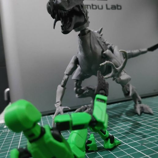 🎲 DUMMY ULTIMASAURS ARTICULATED JURASSIC PARK・ STL File for 3D printing ...