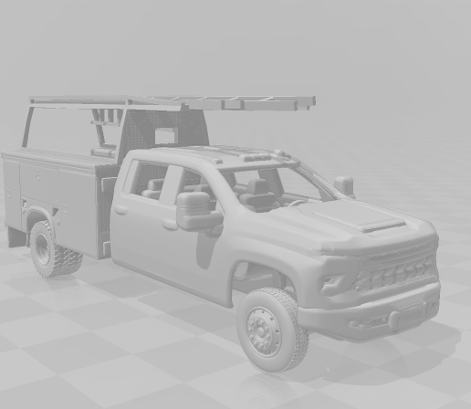 🚙 chevrolet silverado servicio・Archivo STL para Impresión 3D・Cults