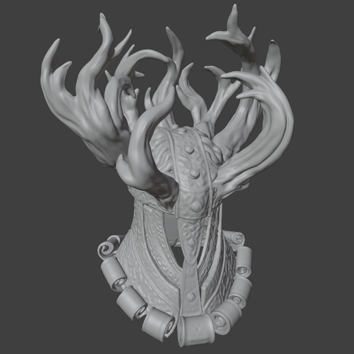 🌳 Crucible Tree Helm - Elden Ring・ STL File for 3D printing・Cults