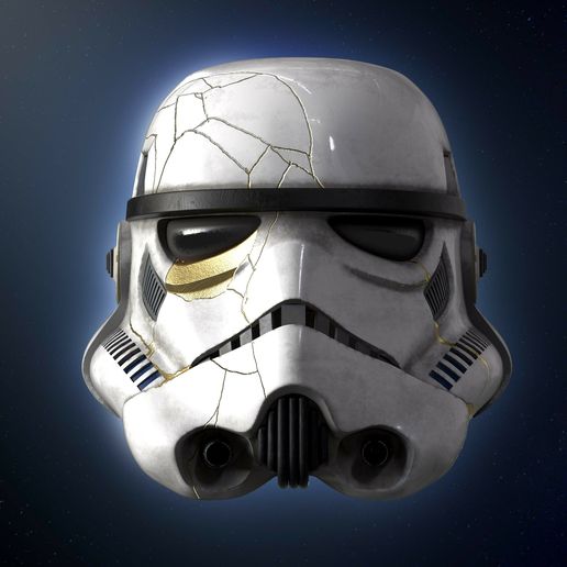 🫡 Set of three Stormtrooper helmet | Thrawn | Night trooper | zombie 3d ...