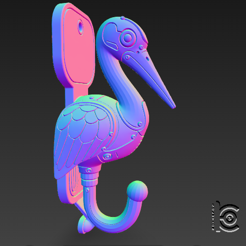 ⚖️ StorkBot - Beak _ Balance・ STL File for 3D printing・Cults