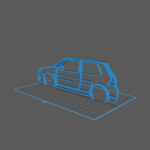 STL file Volkswagen - Golf 4 R32 🚗 ・3D printer design to download・Cults