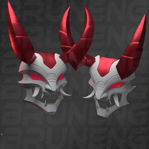 🩸 Blood Moon Thresh Cosplay Mask - League of Legends Wild Rift 3D Print ...