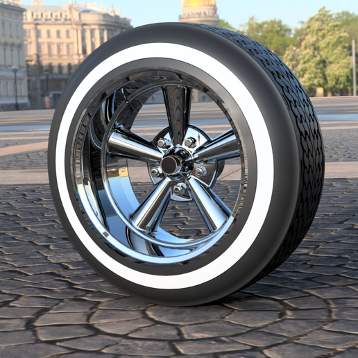 👽 Astro Supreme 14 x 7 rims with Coker 520 tyres.・ STL File for 3D ...