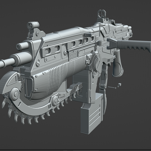 🔫 Lancer MK2 Gears of wars・ 3MF File for 3D printing・Cults