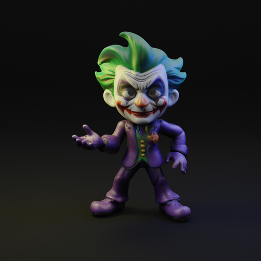 3D file Joker superhero 🃏 ・3D printer design to download・Cults