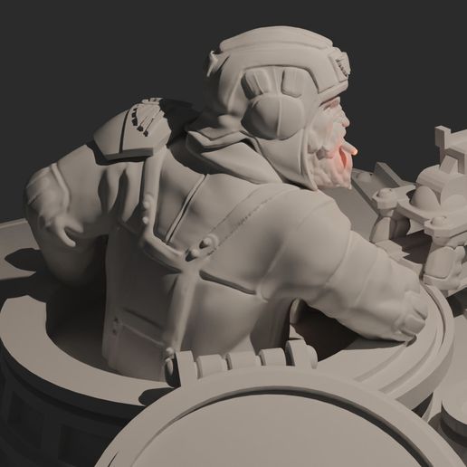 ⚔ TANK_COMMANDER_by_Ygreck・Free STL File for ・Cults