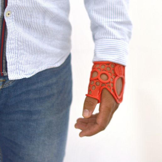 FERULA HAND and 1st FINGER (WRIST) _ RIGHT L・ STL File for 3D printing ...