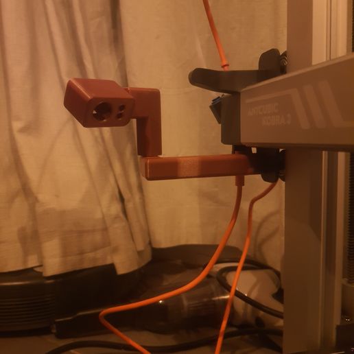 📷 Swivel Kobra 3 camera mount・ STL File for 3D printing and CNC ...