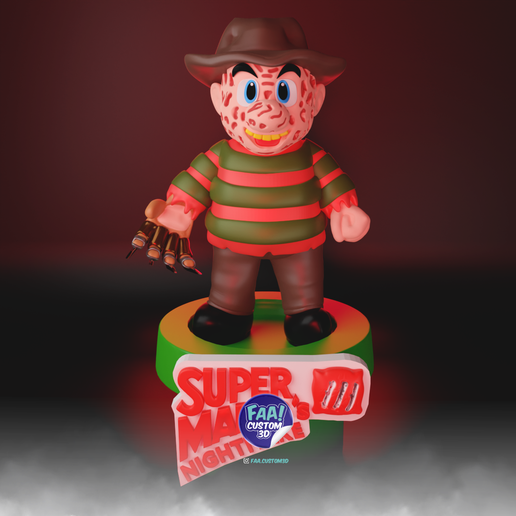 🎃 Super Mario `s Nightmare (Freddy Krueger - Nightmare On Elm Street ...