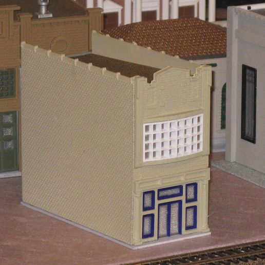 🏛️ HO Scale Main Street Four・Free STL File for ・Cults