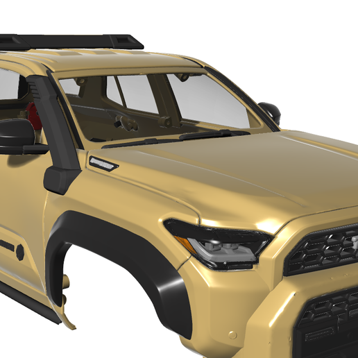 STL file TOYOTA 4RUNNER 2025 TRAILHUNTER 324 MM WHEELBASE 1/10 🚗 ・3D ...