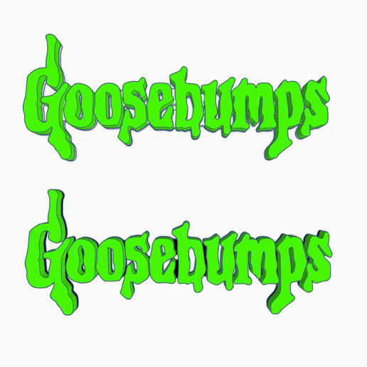 STL file GOOSEBUMPS (90s) Logo Display by MANIACMANCAVE3D 📚 ・3D ...