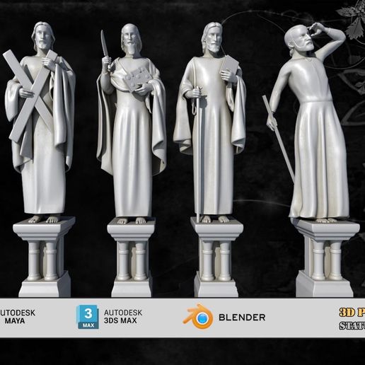 STL file statues church 07 ⛪ (OBJ)・Design to download and 3D print・Cults