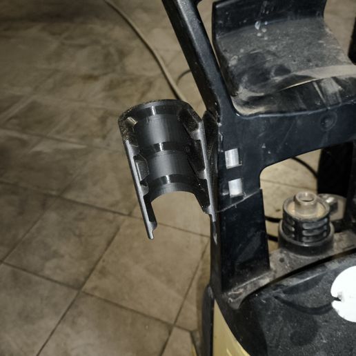 STL file Karcher pressure washer lance hanger ⚙️ ・Model to download and ...