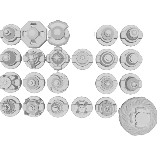 🧸 Beyblade burst drivers (1)・Free STL File for 3D printing・Cults