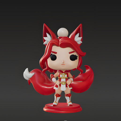 👾 Ahri Funko LOL・ STL File for 3D printing・Cults