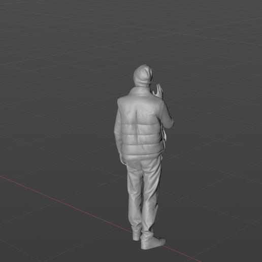 👦 1/64 3D digital model of a boy saying hello・ STL File for 3D printing ...