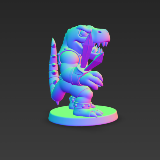 🦈 Evil Haxx Chibi Extreme Dinosaurs・ STL File for 3D printing・Cults