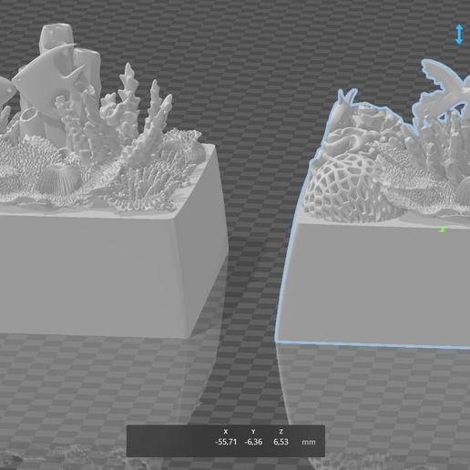 🪸 Coral reef 2 Keycaps・ STL File for ・Cults