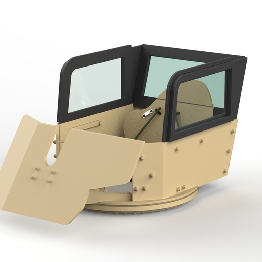 🛞 GPK Turret for HMMWV (HUMVEE)・ STL File for ・Cults