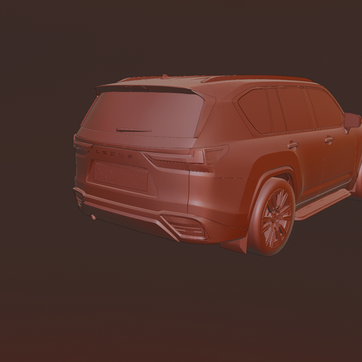 STL file LEXUS LX 600 2022 🛞 (OBJ)・3D printing idea to download・Cults
