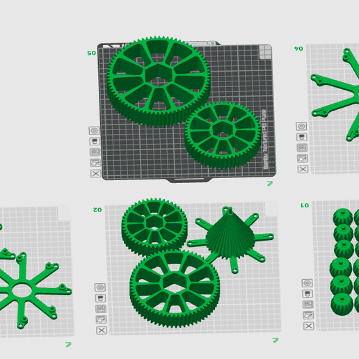 Kinetic Christmas tree 🎄 ・ STL File for 3D printing・Cults