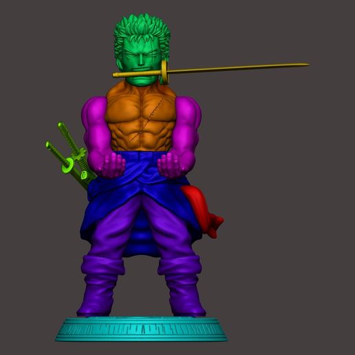 🕹️ RORONOA ZORO : JOYSTICK HOLDER : JOYSTICK HOLDER : ONE PIECE・ STL ...