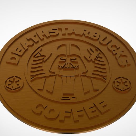 STL file Digital design bundle: Death star coffee style for laser ...
