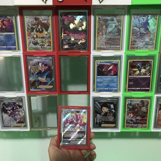 🐉 POKEMON CARD RACK AND DISPLAY STAND・ STL File for 3D printing・Cults