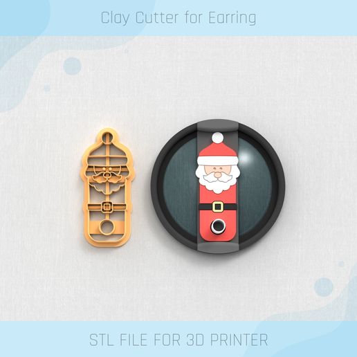🎅 Santa Stanley Topper・ 3D File for 3D printing・Cults